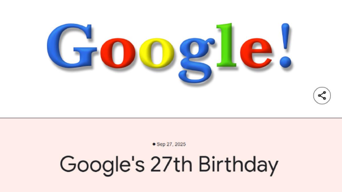 Ulang Tahun ke-27 Google: Dari Logo Pertama hingga Menjadi Raksasa ...